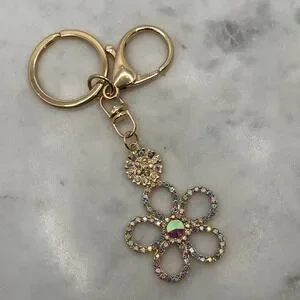 Unbranded | Accessories | Crystal Flower Keychain Bag Charm Ab ...